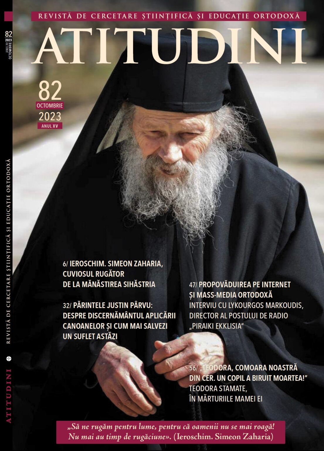 Revista ATITUDINI - Mănăstirea Paltin