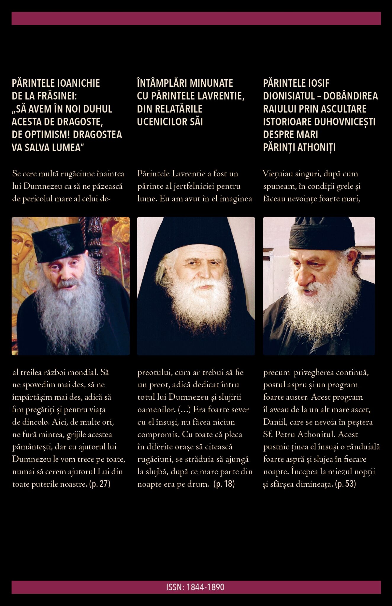 Revista ATITUDINI - Mănăstirea Paltin