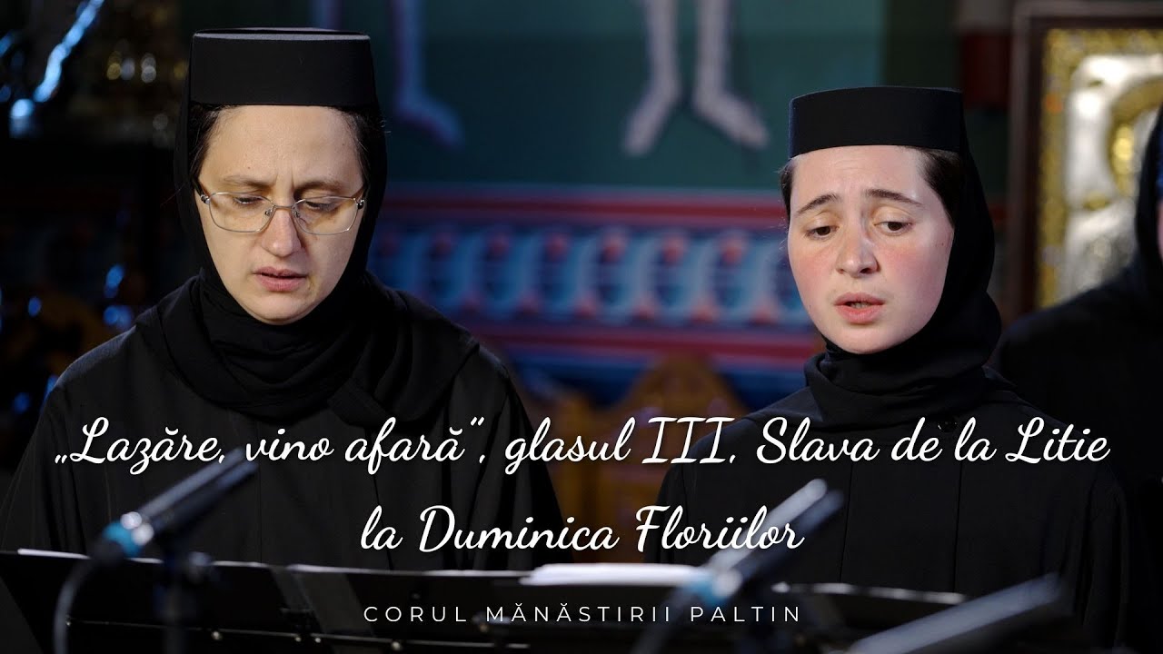CÂNTAREA LUI LAZĂR. MĂNĂSTIREA PALTIN - ATITUDINI - Mănăstirea Paltin