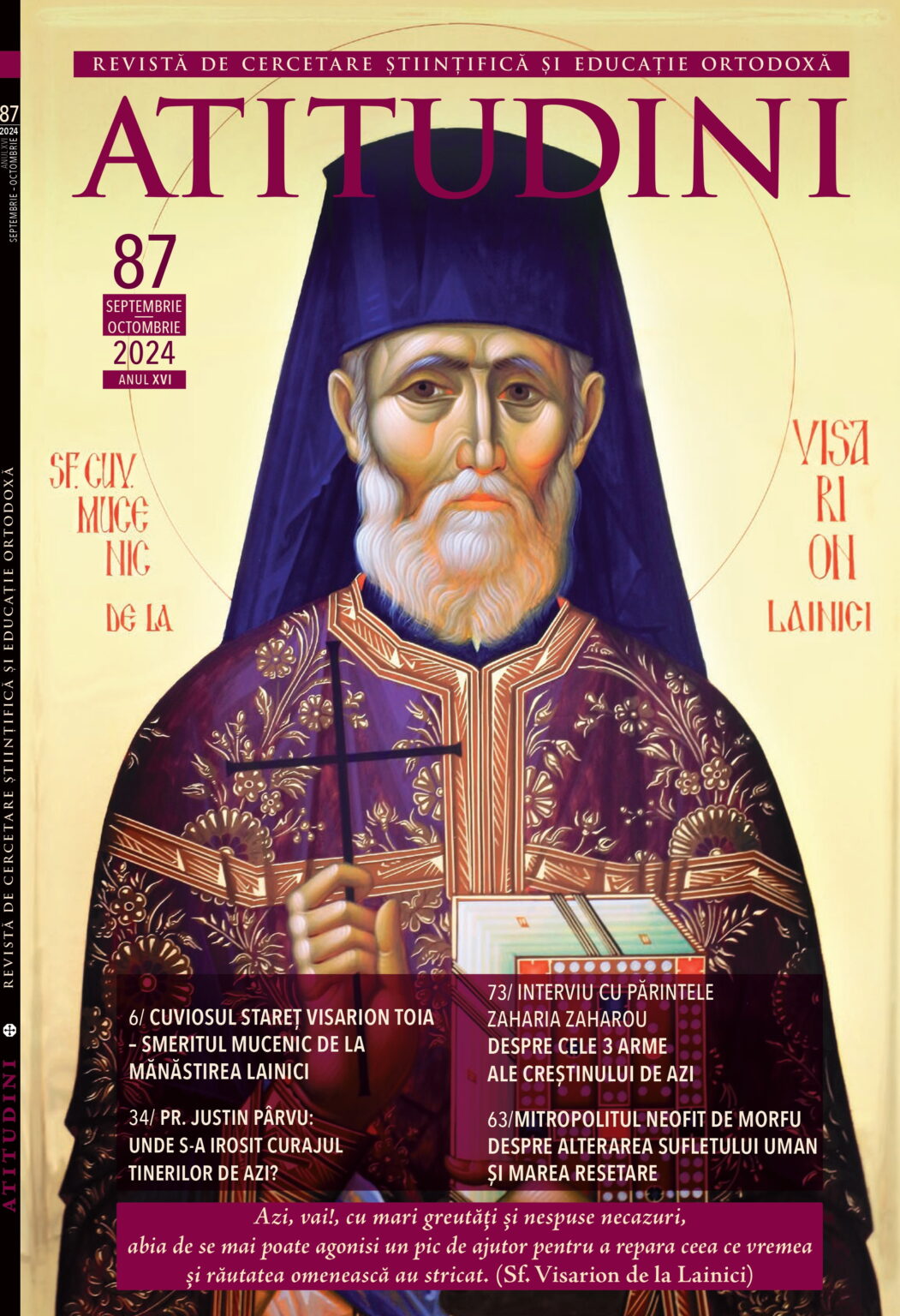 Revista ATITUDINI - Mănăstirea Paltin